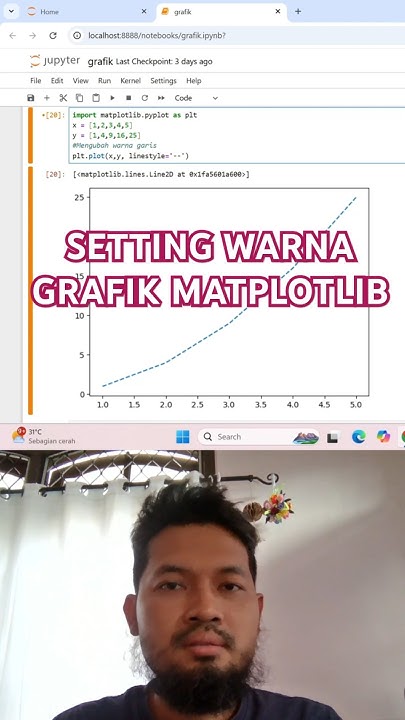 Mengatur Warna Grafik Garis di Matplotlib (Pyhton) #matplotlib #datascience #dataanlysis #python ...