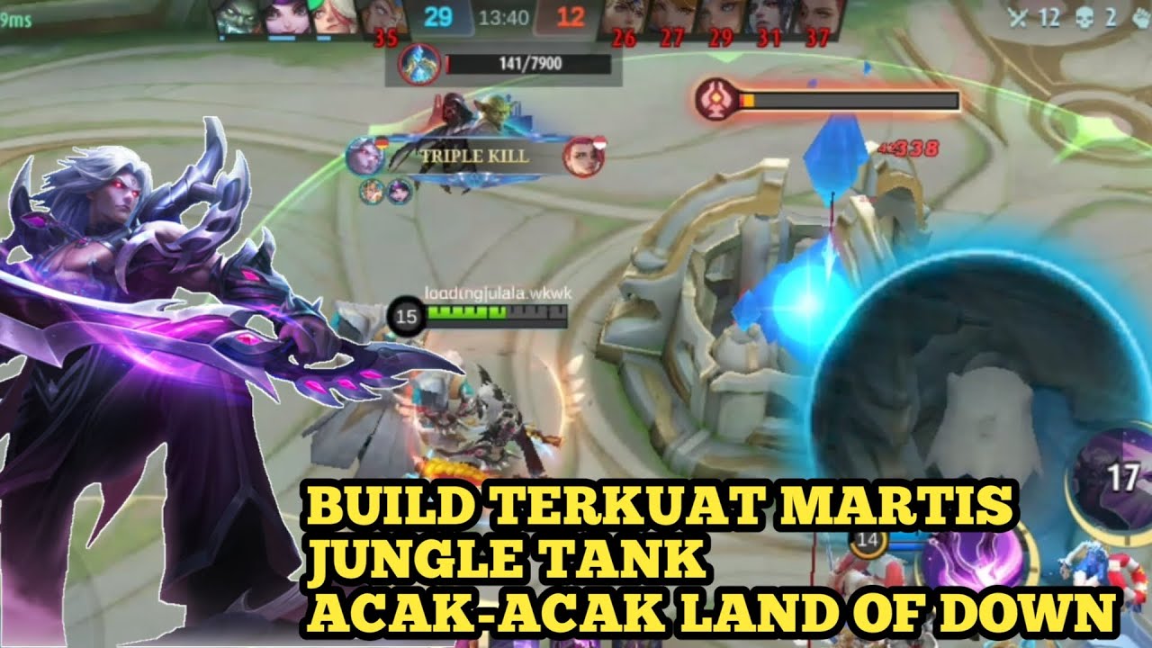 MARTIS TANK JUNGLER ACAK2 LAND OF DOWN,BEST BUILD MARTIS TANK JUNGLER ...