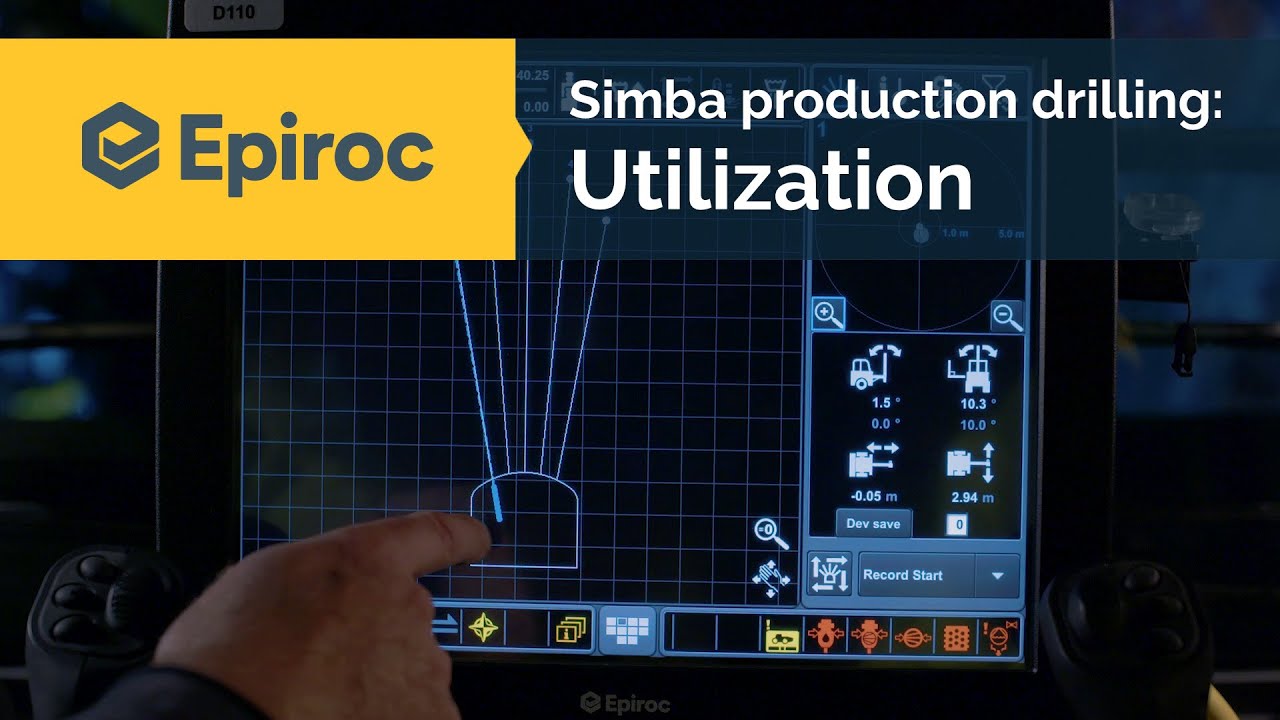 Simba production drilling - Utilization - YouTube