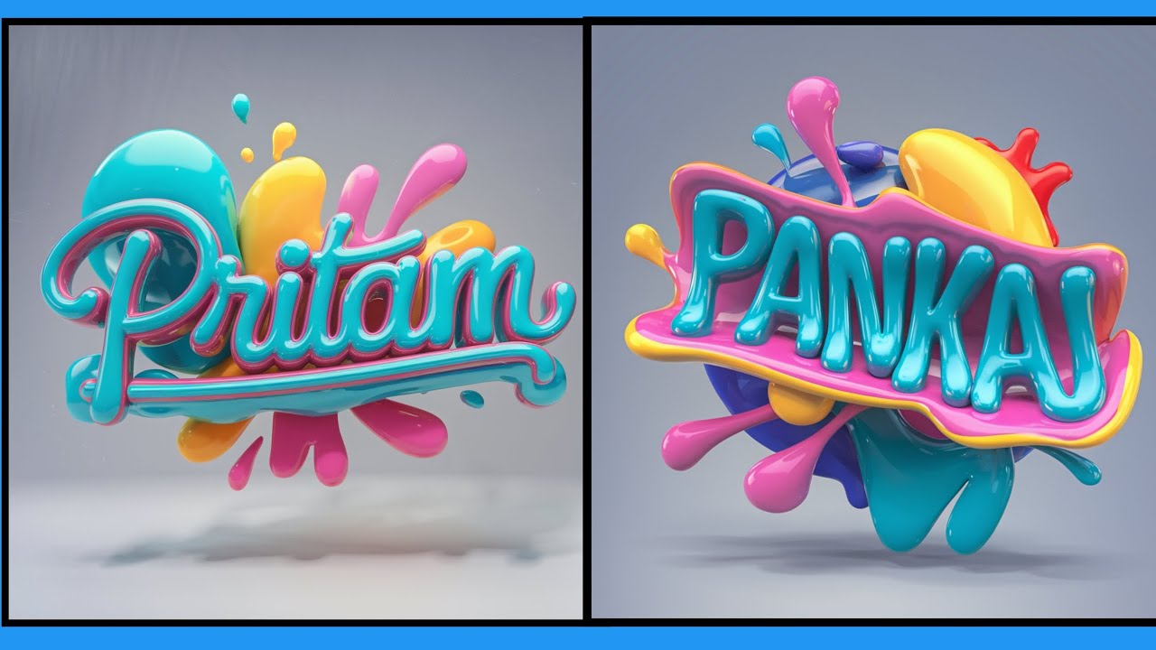 3D Name designe photo editing || How to edit Name photo editing kaise ...