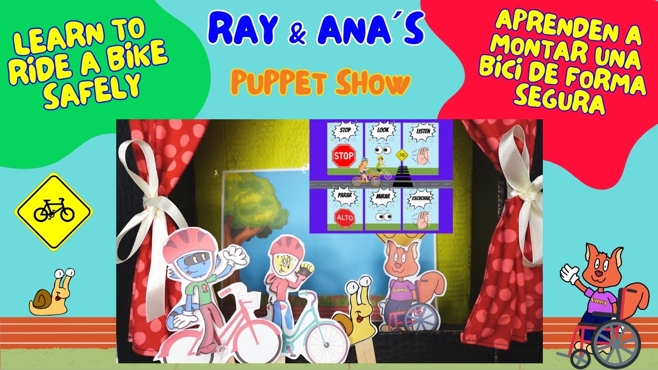 BEST Bike Safety Tips from a Bilingual Puppet Show! - YouTube