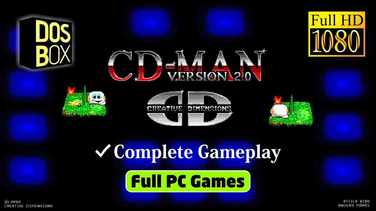 CDMAN 2 | Old Classic | Dos Games - YouTube
