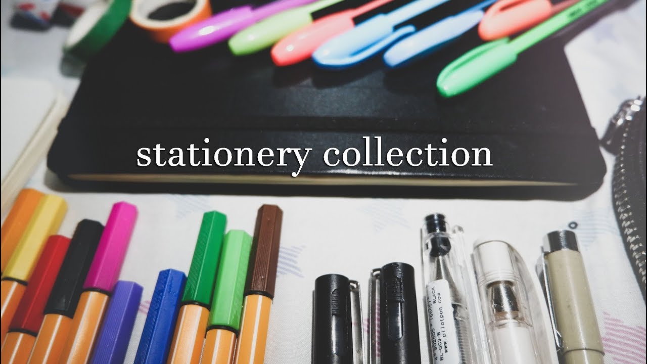 stationery collection! - YouTube