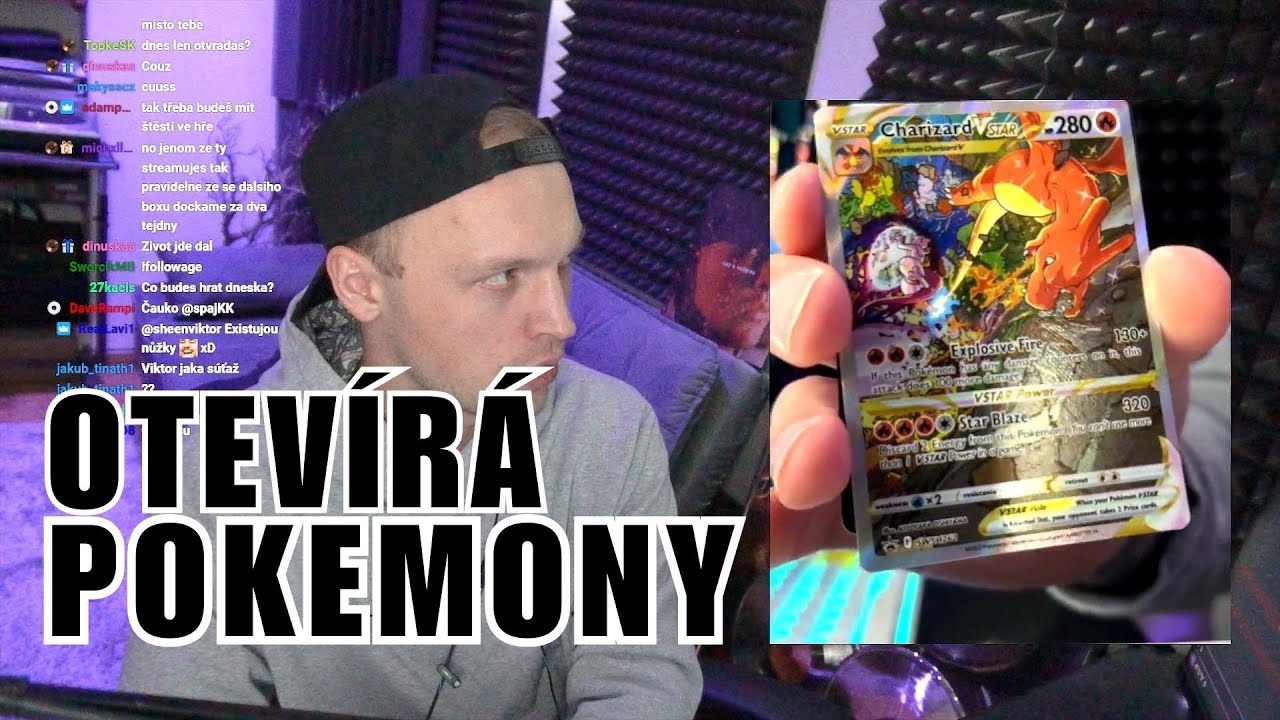 Part 1 - Viktor Sheen otevírá POKEMON karty na streamu - YouTube