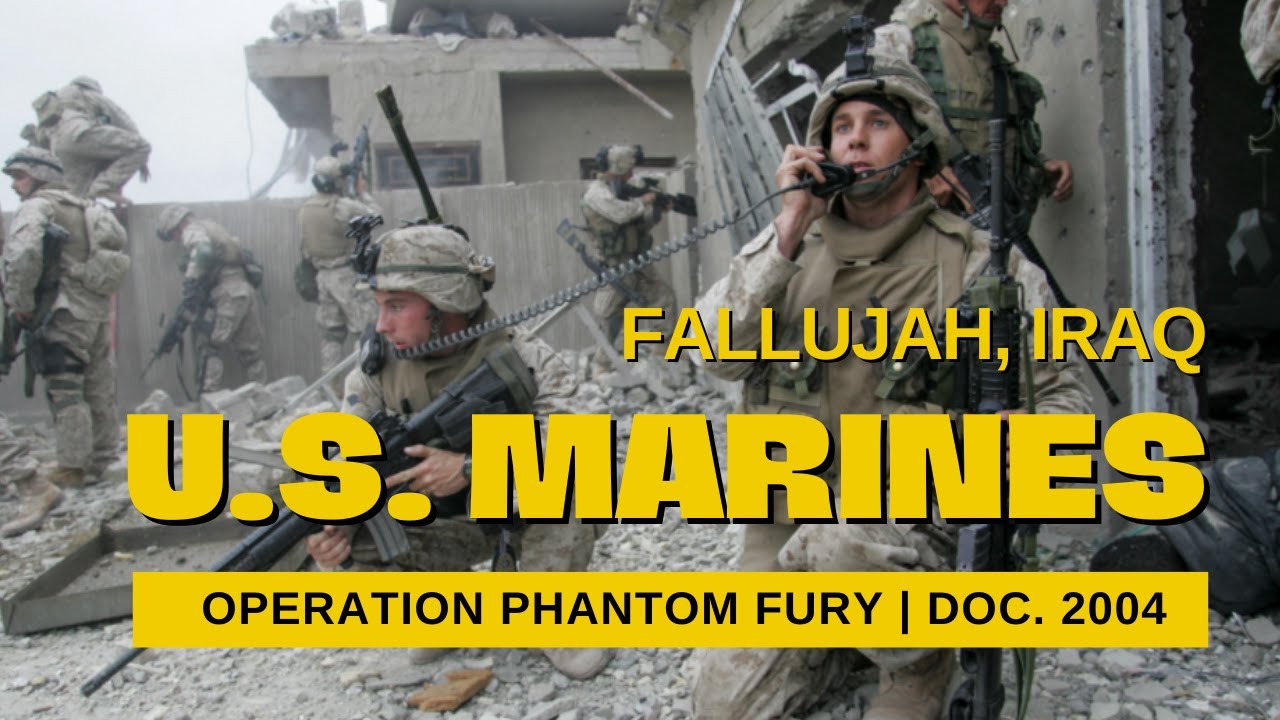 U.S. Marines combat in Fallujah, Iraqi - YouTube
