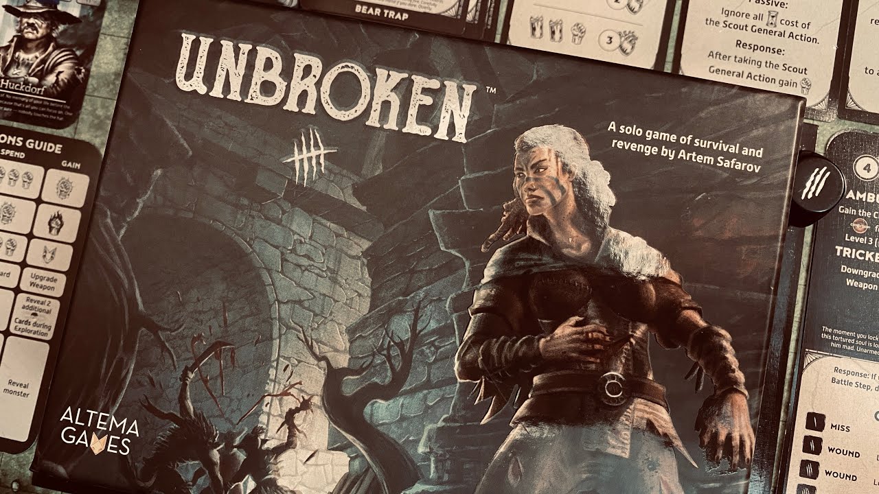 [Unbroken] [solo board game] Adventuring in the Dark is … - YouTube