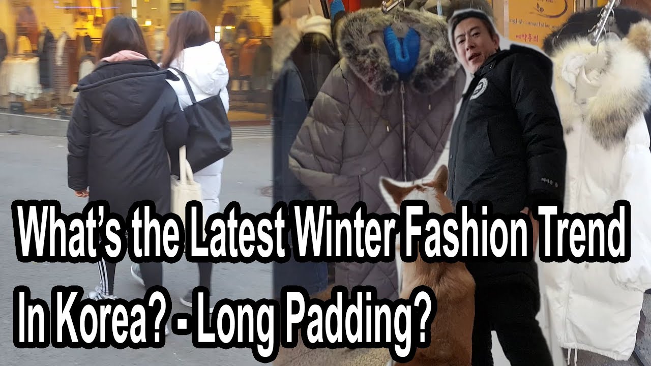 What's The Latest Winter Fashion Trend in Korea? (Long Padding 롱패딩 ...