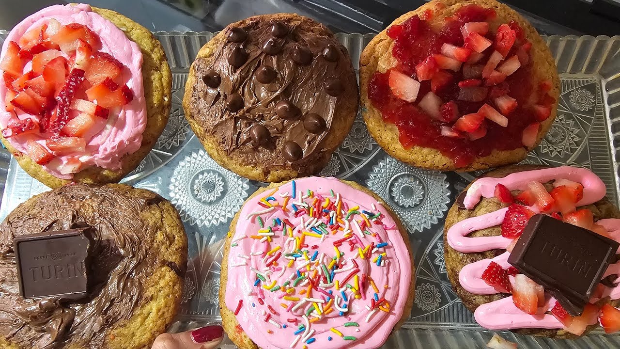 galletas estilo crumbl cookies (receta fácil)🍪💓 - YouTube
