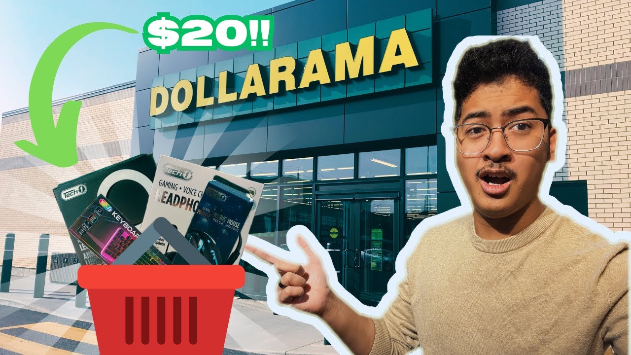 I bought a DOLLAR STORE gaming setup! - YouTube