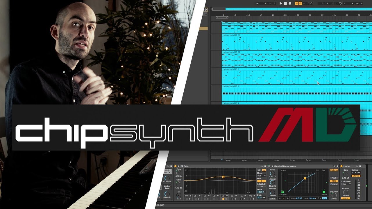 Making a track with only one synth: Chipsynth MD - YouTube