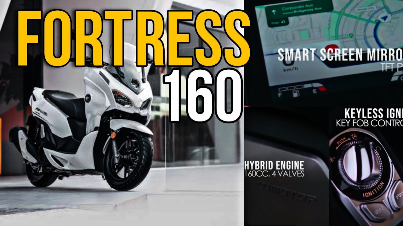 Fortress 160 QJ MOTOR | Ride Overload na Maxiscoot from Bristol - YouTube