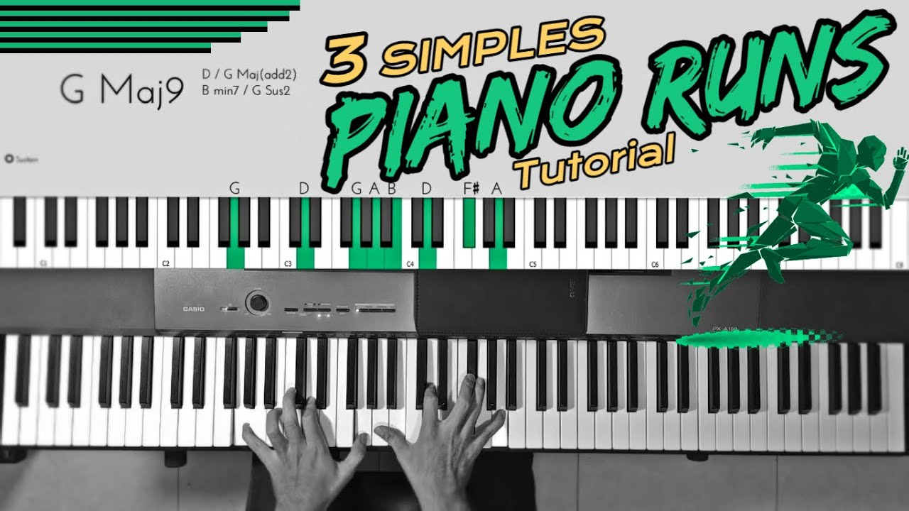 3 PIANO RUNS FÁCILES - ¡Sorprende a tus amigos con esto! 🔥 - YouTube