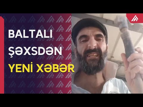 Metroya balta ilə girən şəxsdən DAHA BİR VİDEO - APA TV
