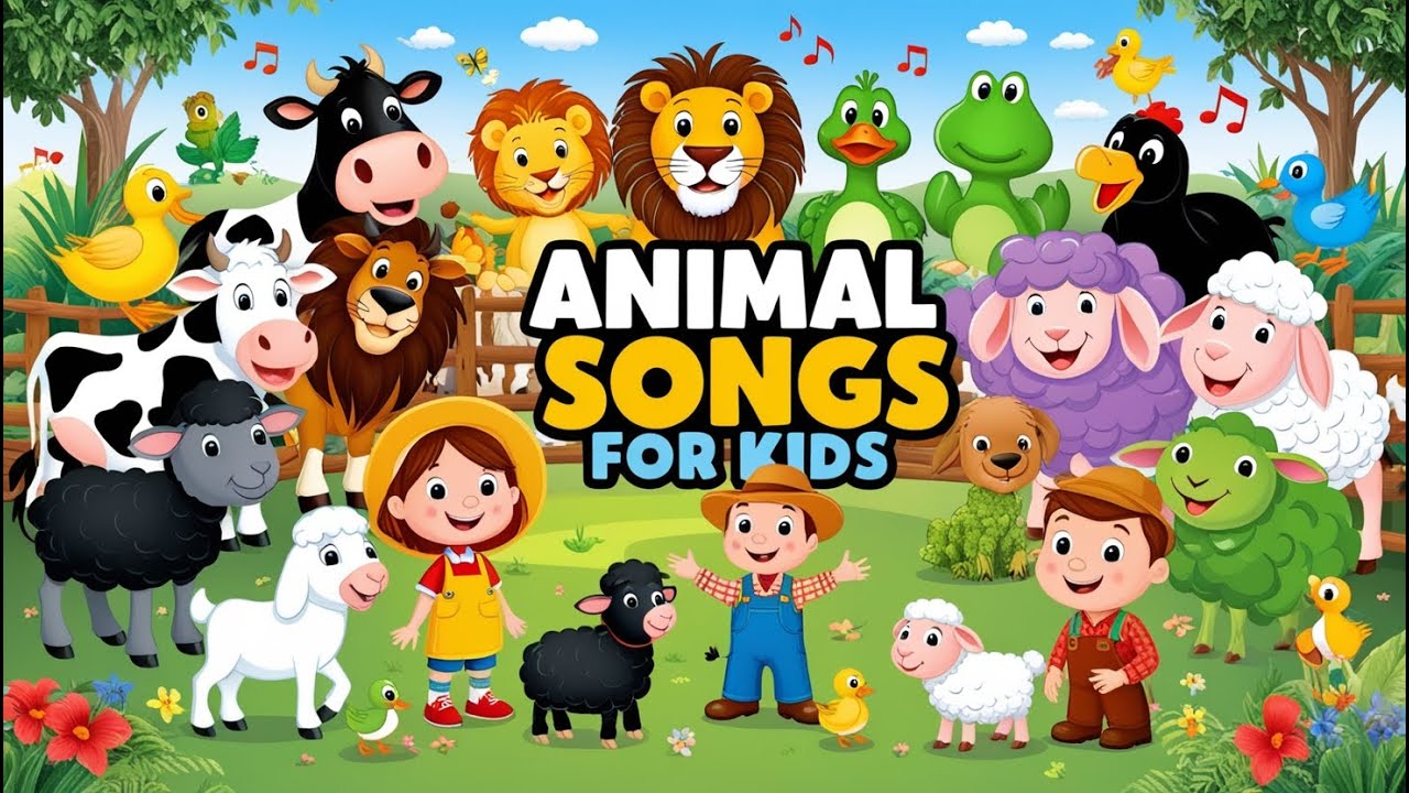 Animal Songs Compilation for Kids 🦁🐷🐥| Animal Songs for Toddlers | The ...
