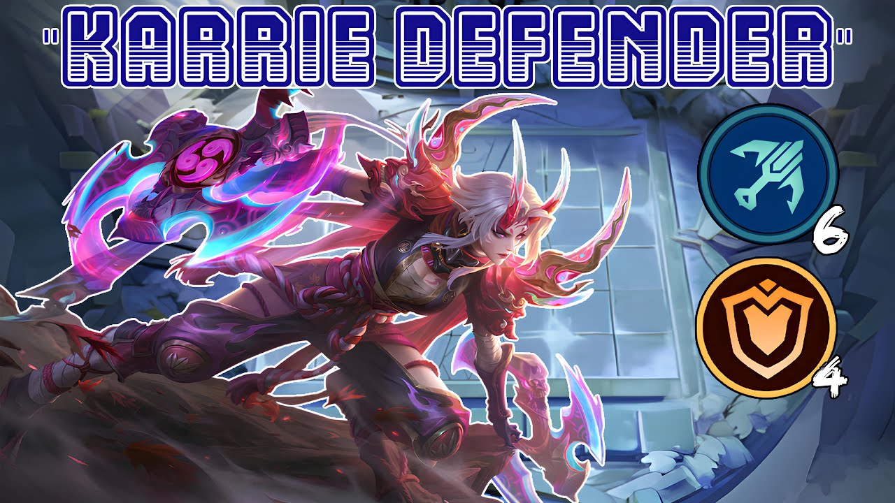 KARRIE DEFENDER ‼️ COMBO PALING GAMPANG BUAT PUSH RANK MAGIC CHESS GOGO ...