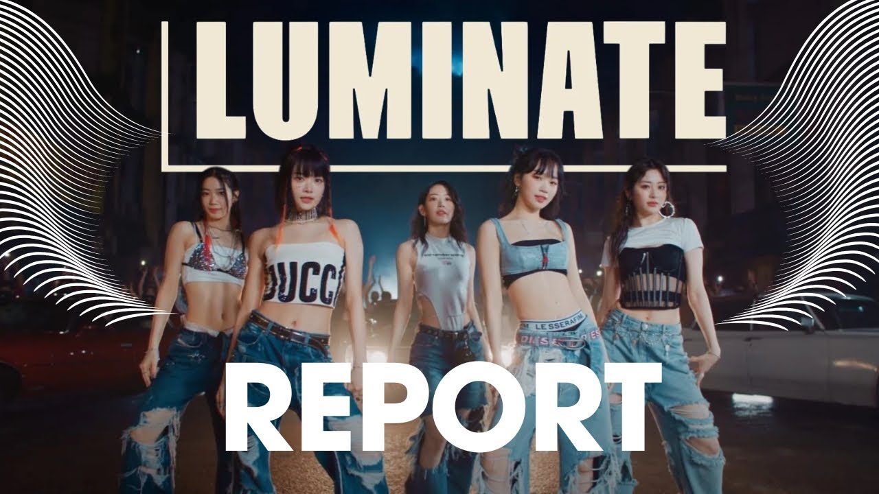 #lesserafim Most Popular Idol Group In The US - Luminate - YouTube