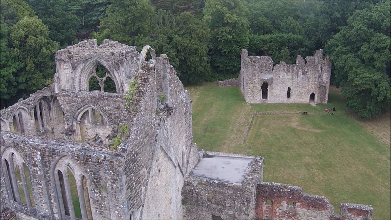 Netley Abbey by Drone - YouTube