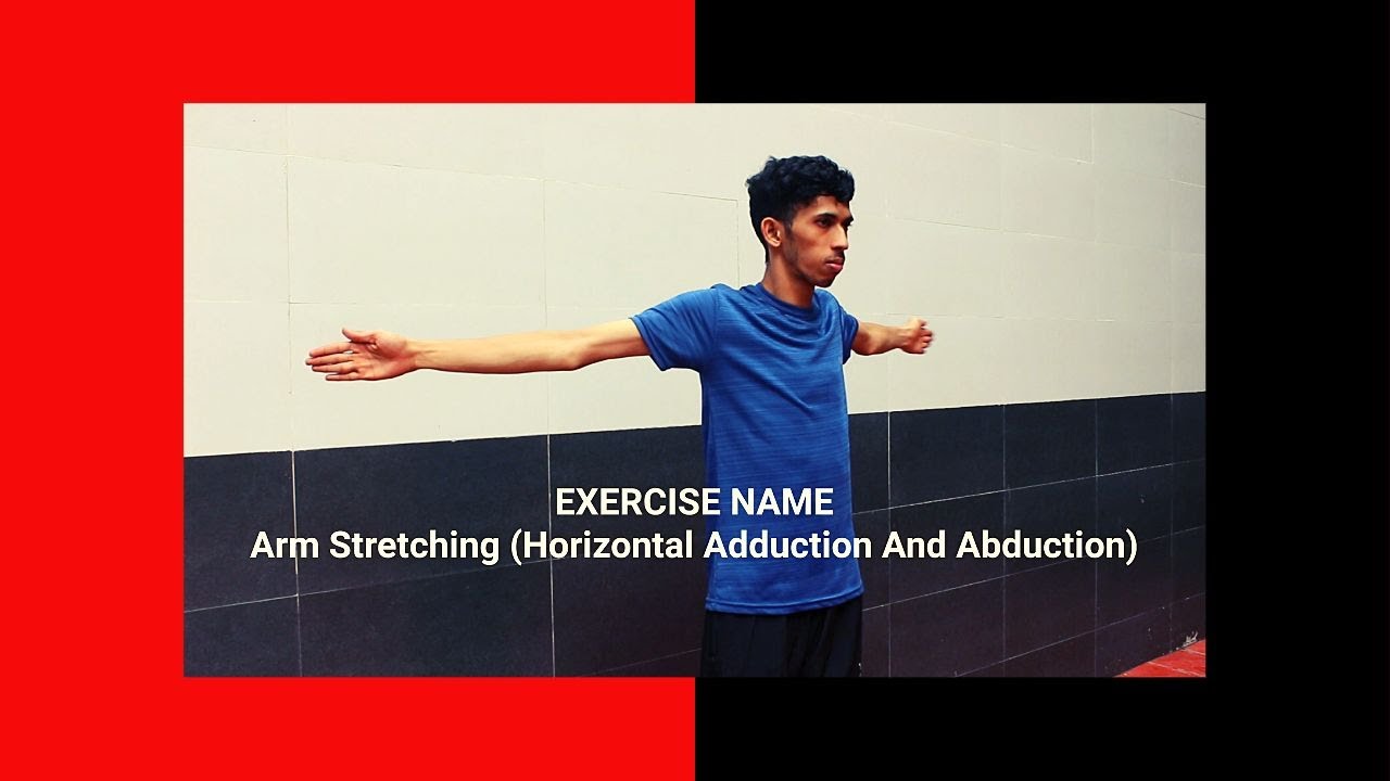 Shoulder Horizontal Adduction & Abduction (warming up exercise) - YouTube
