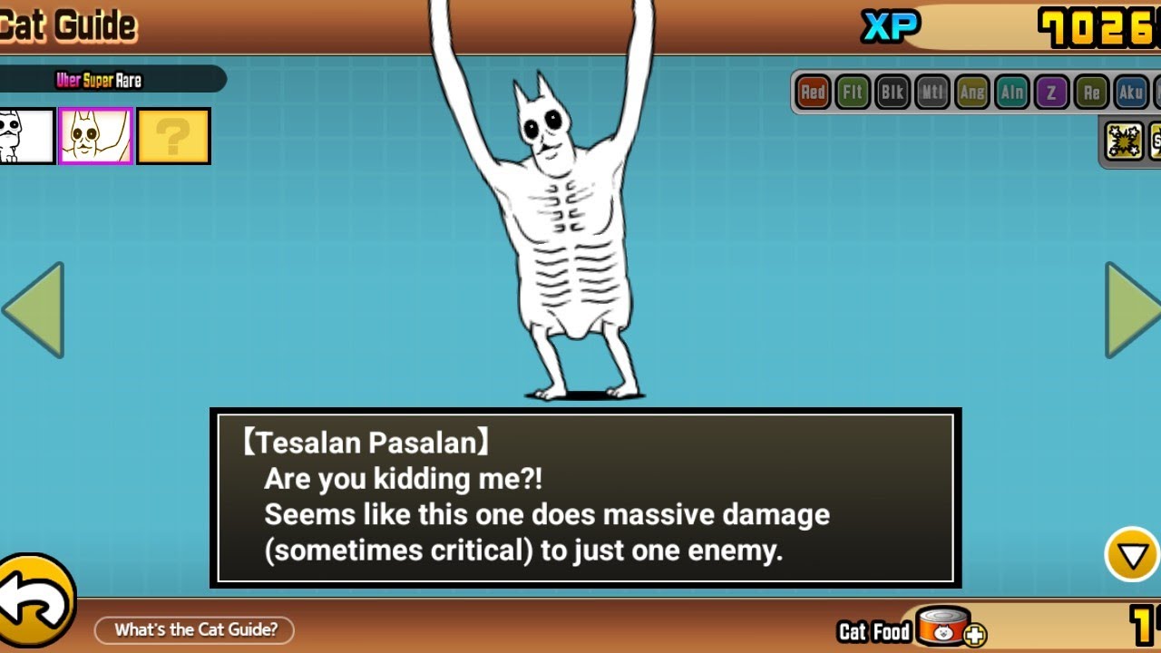 tesalan pasalan showcase in the battle cats - YouTube