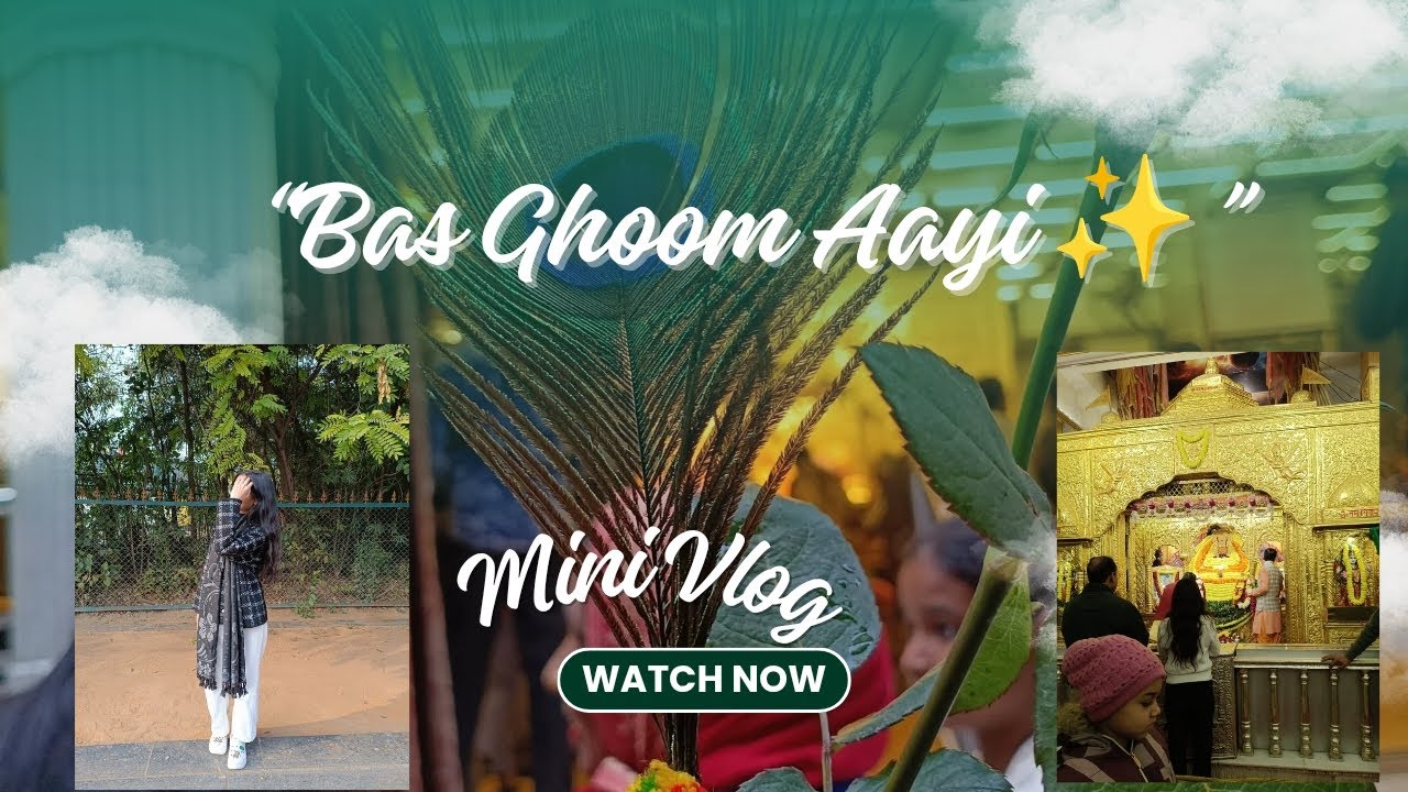 “Bas Yun Hi Ghoom Aayi | Mini Travel Vlog”#travelvlog #minivlog # ...