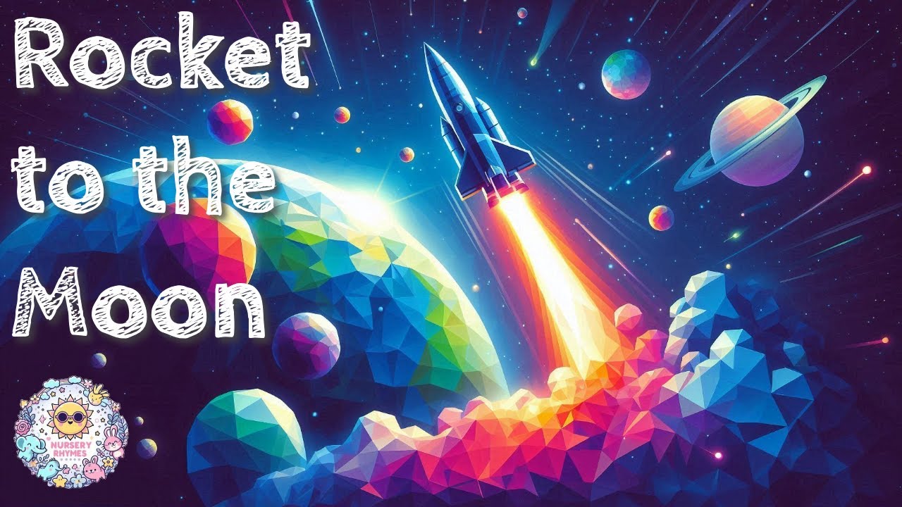 Rocket to the Moon Star Song + MORE nursery rhymes & Kids Songs - YouTube