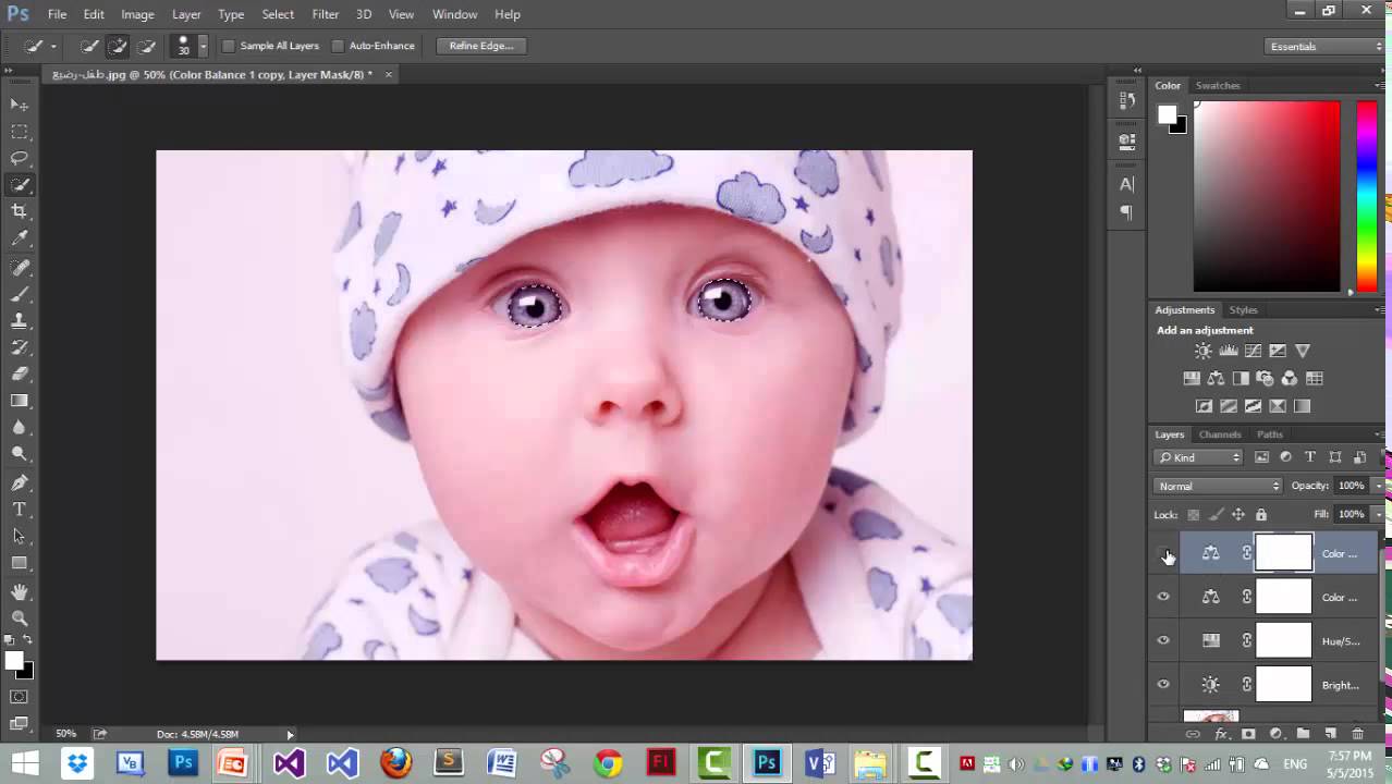 Photoshop dither color layer - YouTube