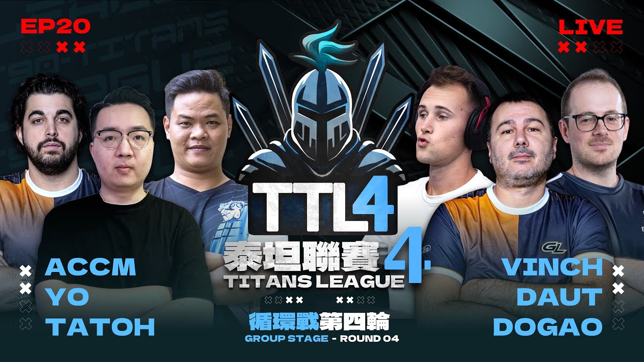 【世紀帝國2決定版】TTL4．T90泰坦聯賽4：鉑金聯賽 Platinum League－EP20〈鉑金聯賽 Round 04〉｜PA3｜亞洲 ...