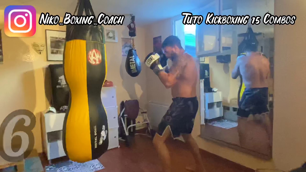TUTO 15 COMBOS KICKBOXING! [Technique au Sac de Frappe] - YouTube