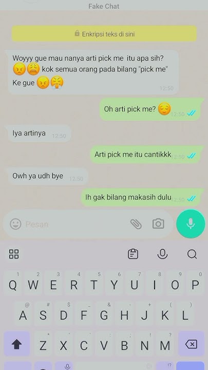 Pov: musuh nanya arti pick me 😋 - YouTube