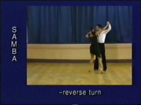 Samba dance steps 10. Reverse turn - YouTube