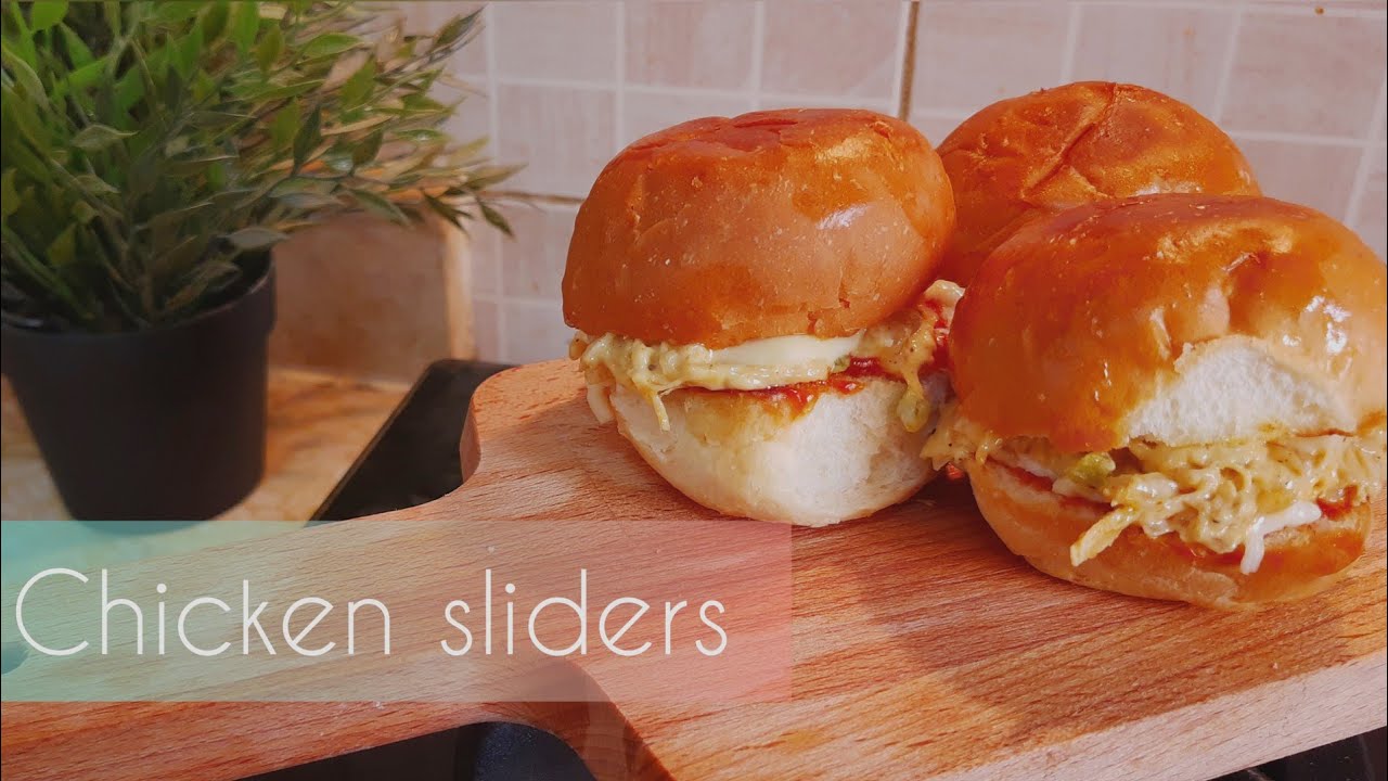 Chicken Sliders | Cheesy Chicken Sliders | Quick Recipe. - YouTube