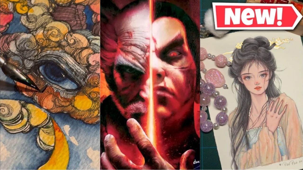 😍Random Art Drawing ️ New Compilations 2024 ~ Best Drawing #26 ️ - YouTube