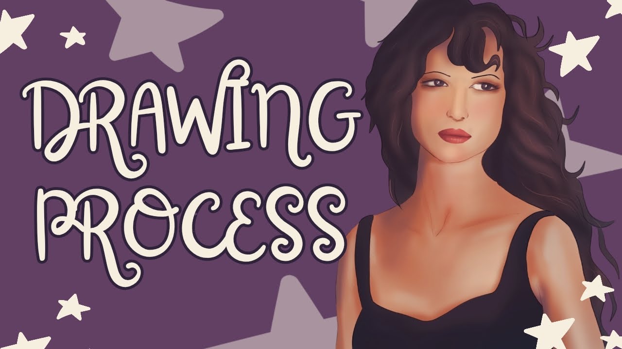DIGITAL ART PROCESS EXPLAINED | Step By Step Digital Drawing Timelapse ...