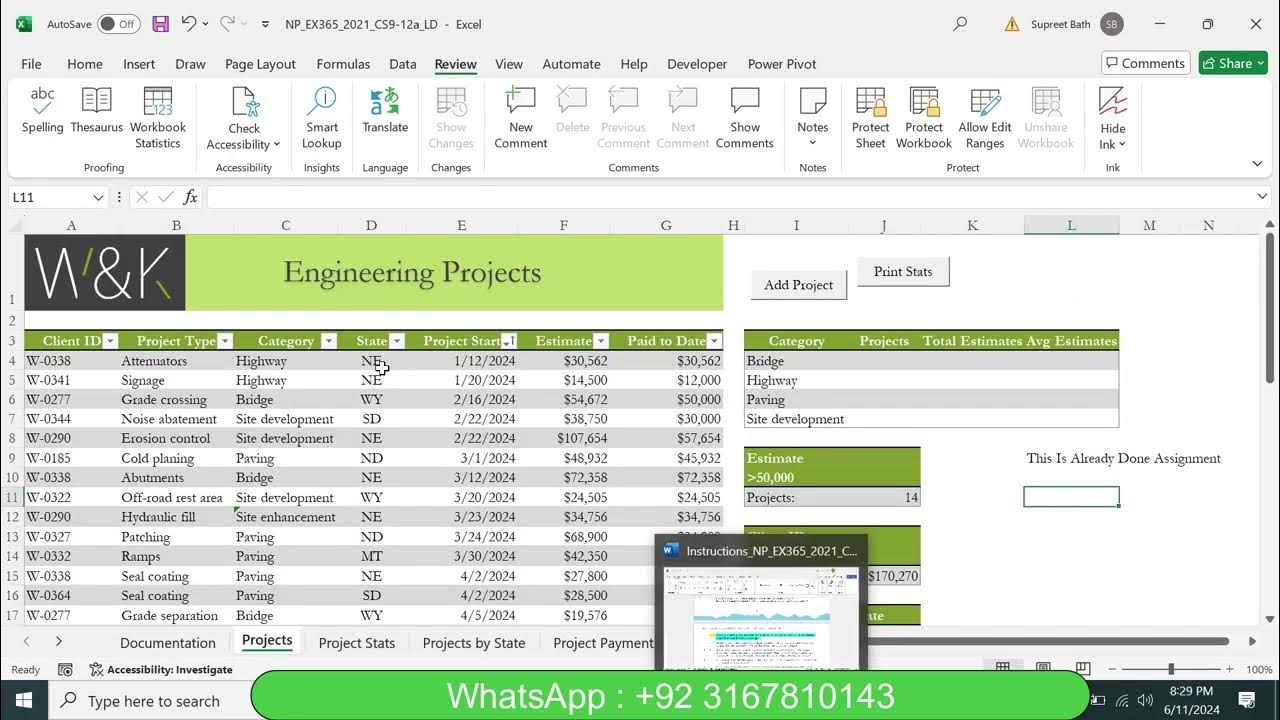 New Perspectives Excel 365/2021 | Excel Modules 9-12: SAM Capstone ...