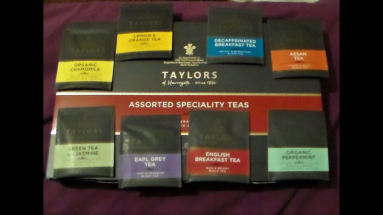 The Tea Drinker: Taylor's Of Harrogate Assorted Speciality Teas - YouTube