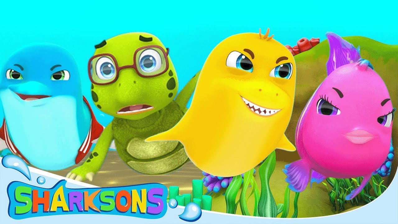 Swim Like a Shark (Swimming Race) | The Sharksons - Songs for Kids ...
