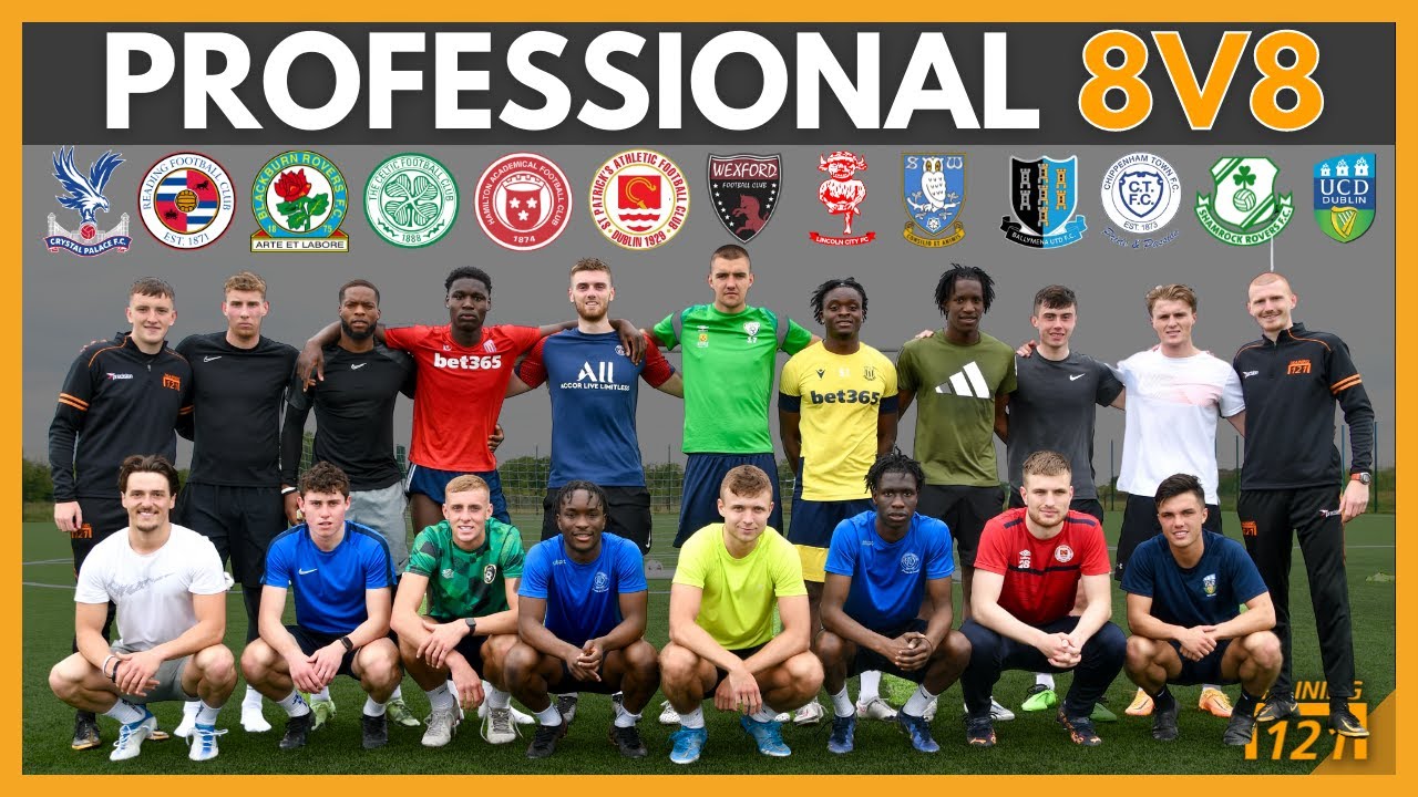 16 PROFESSIONAL Footballers Play an 8v8 Game | The Off-Season ...