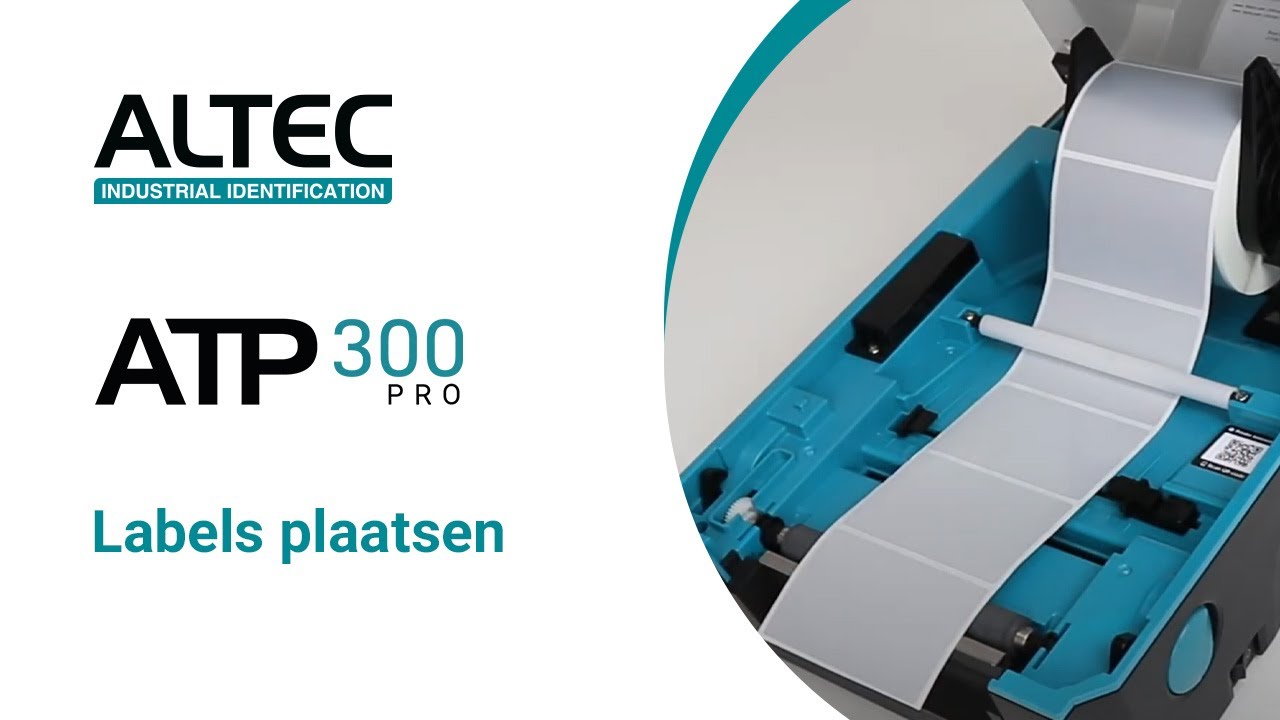 ATP-300 Pro labelprinter | Labels plaatsen | ALTEC industrial ...