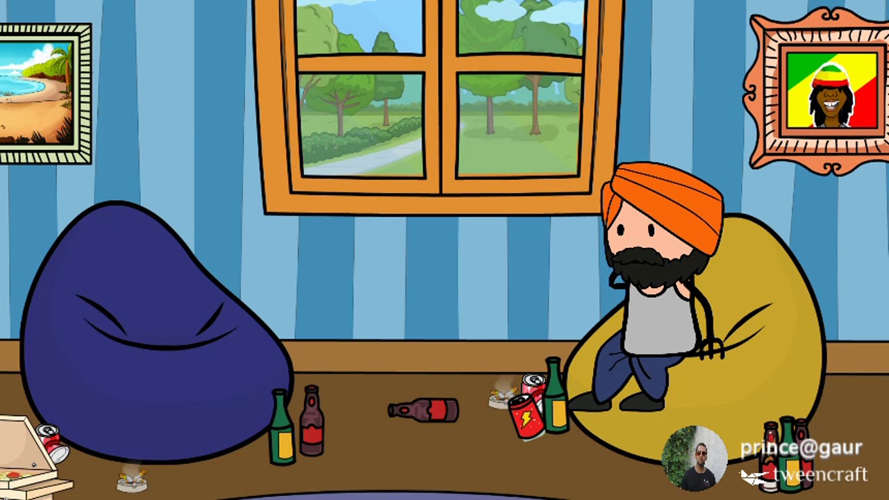 Sardarji calling at home in lockdown/funny vedio/animations vedio - YouTube