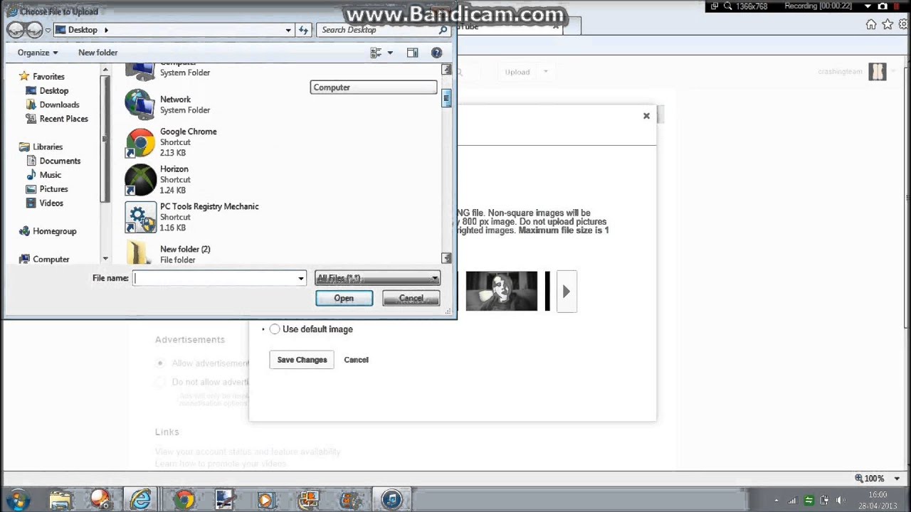 How to change Youtube profile picture (2013 june) - YouTube