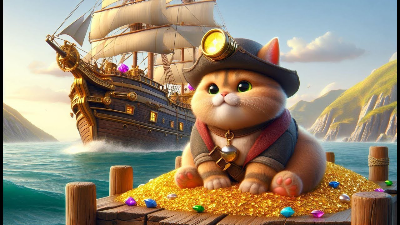 looking for treasure cat - YouTube