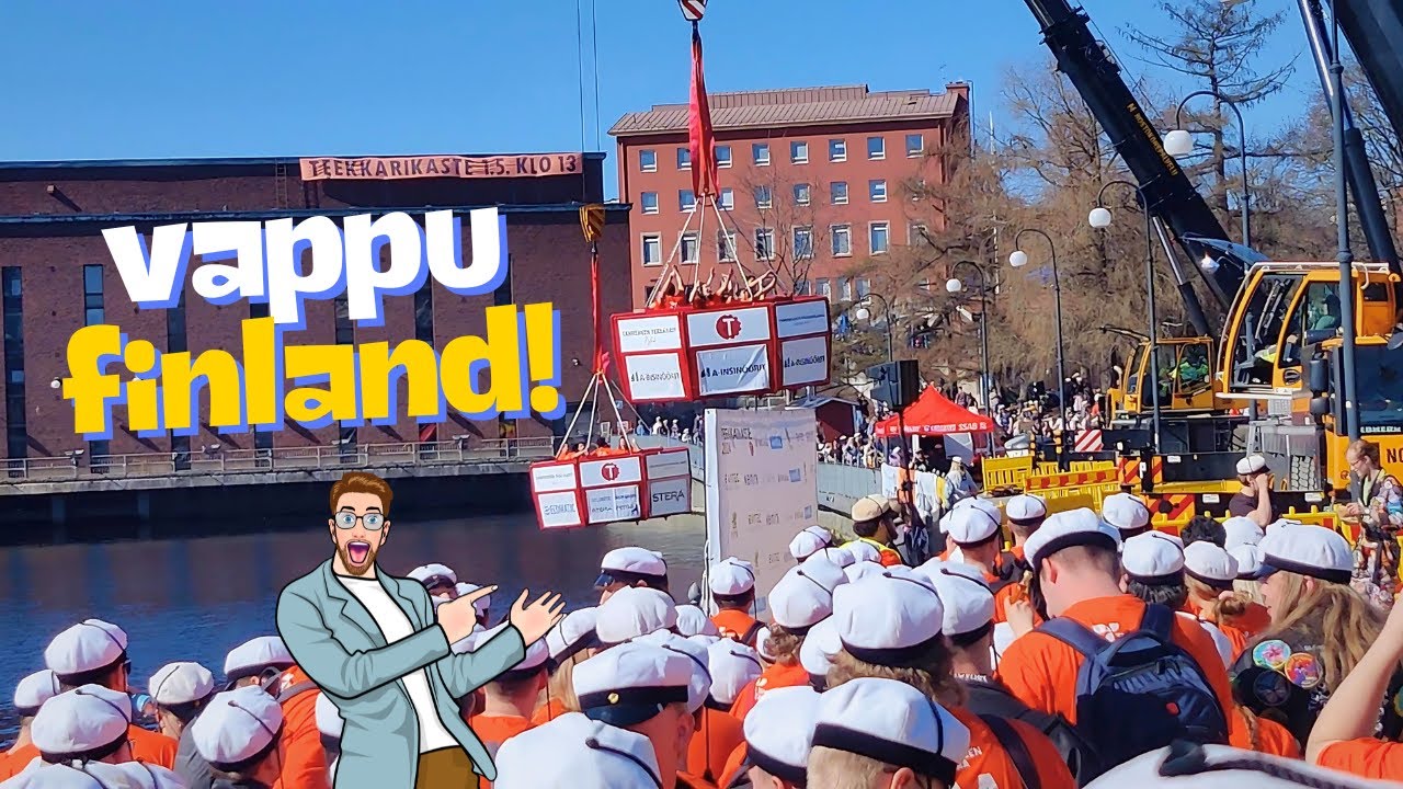 Vappu celebrations in Finland | Labor day | Tampere University - YouTube