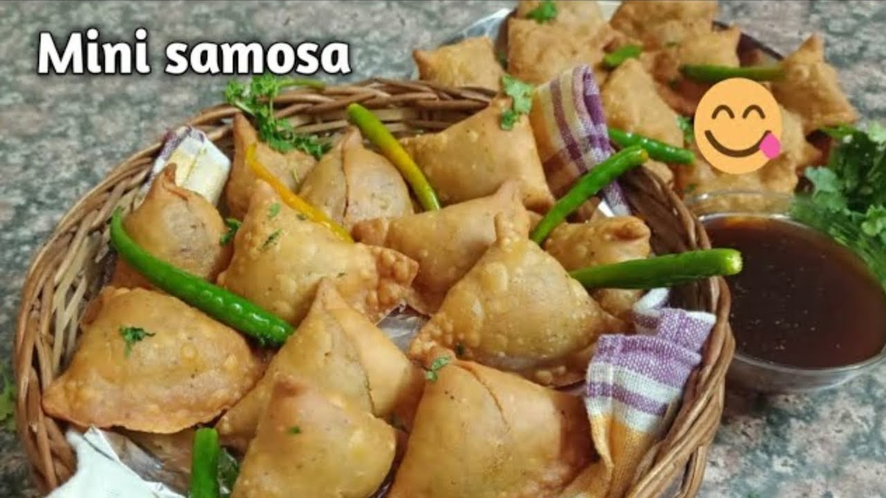 Holi Special Crispy Mini Samosa recipe l Allahabad ki famous Mini ...