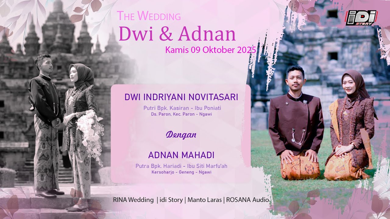 🔴🔵 LIVE STREAMING | DWI INDRIYANI NOVITASARI & ADNAN MAHADI - YouTube