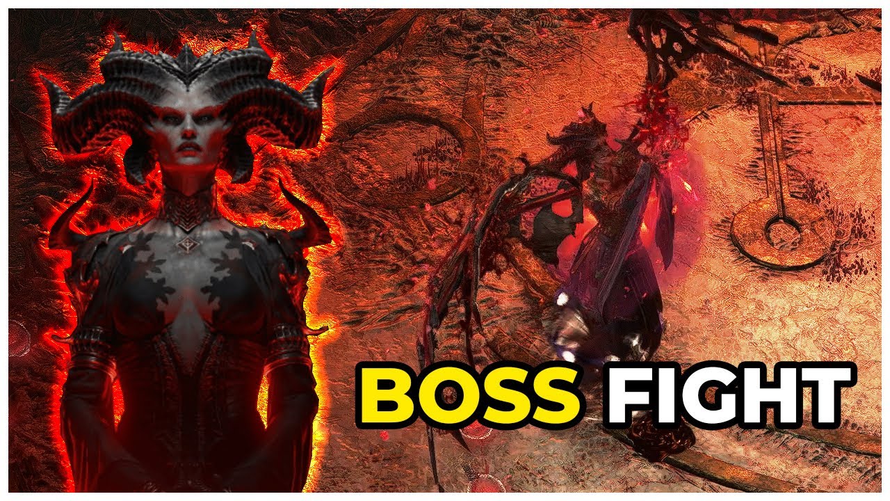DIABLO 4 - LILITH BATTLE | BOSS FIGHT | First time - YouTube