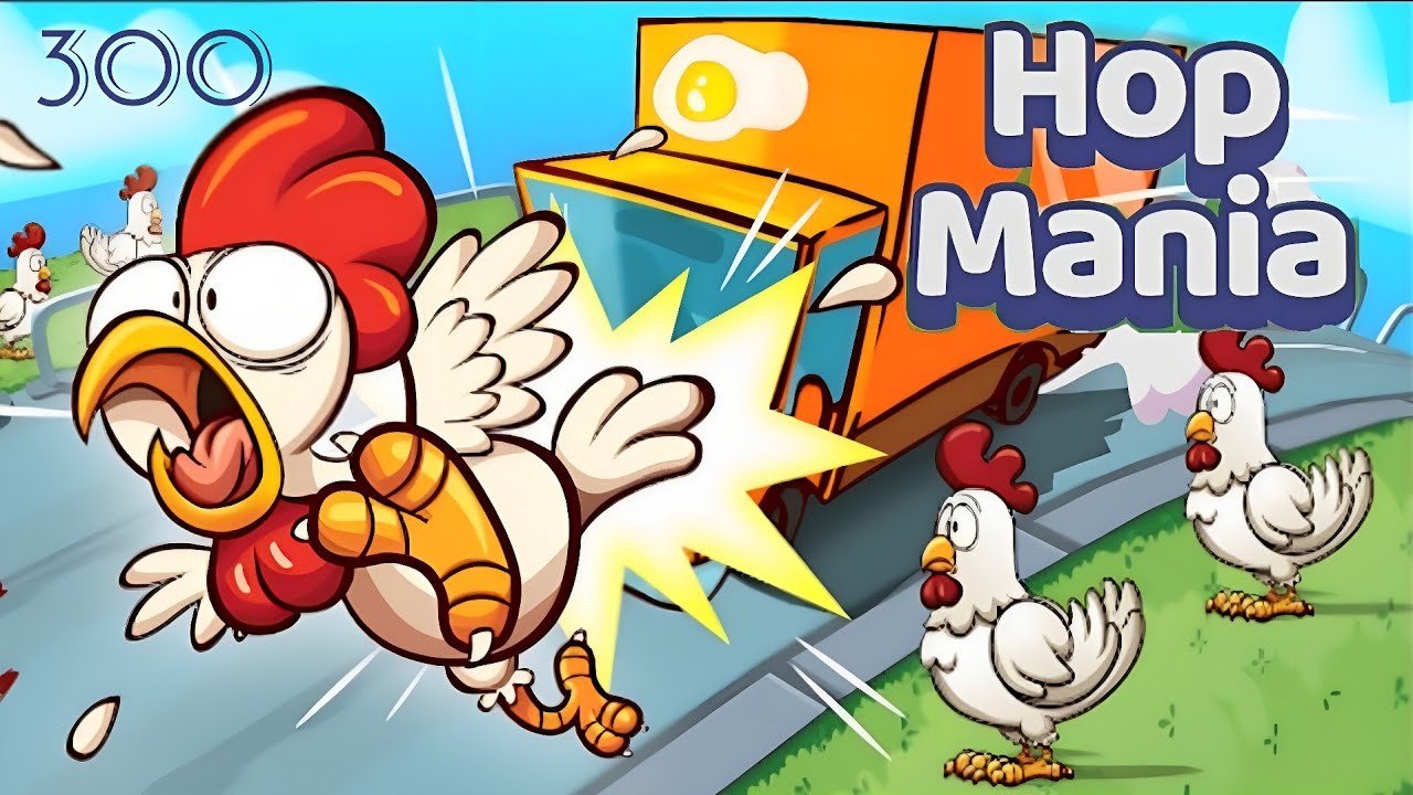 Hop Mania - High Score Gameplay (Watch why the chicken crosses the road ...