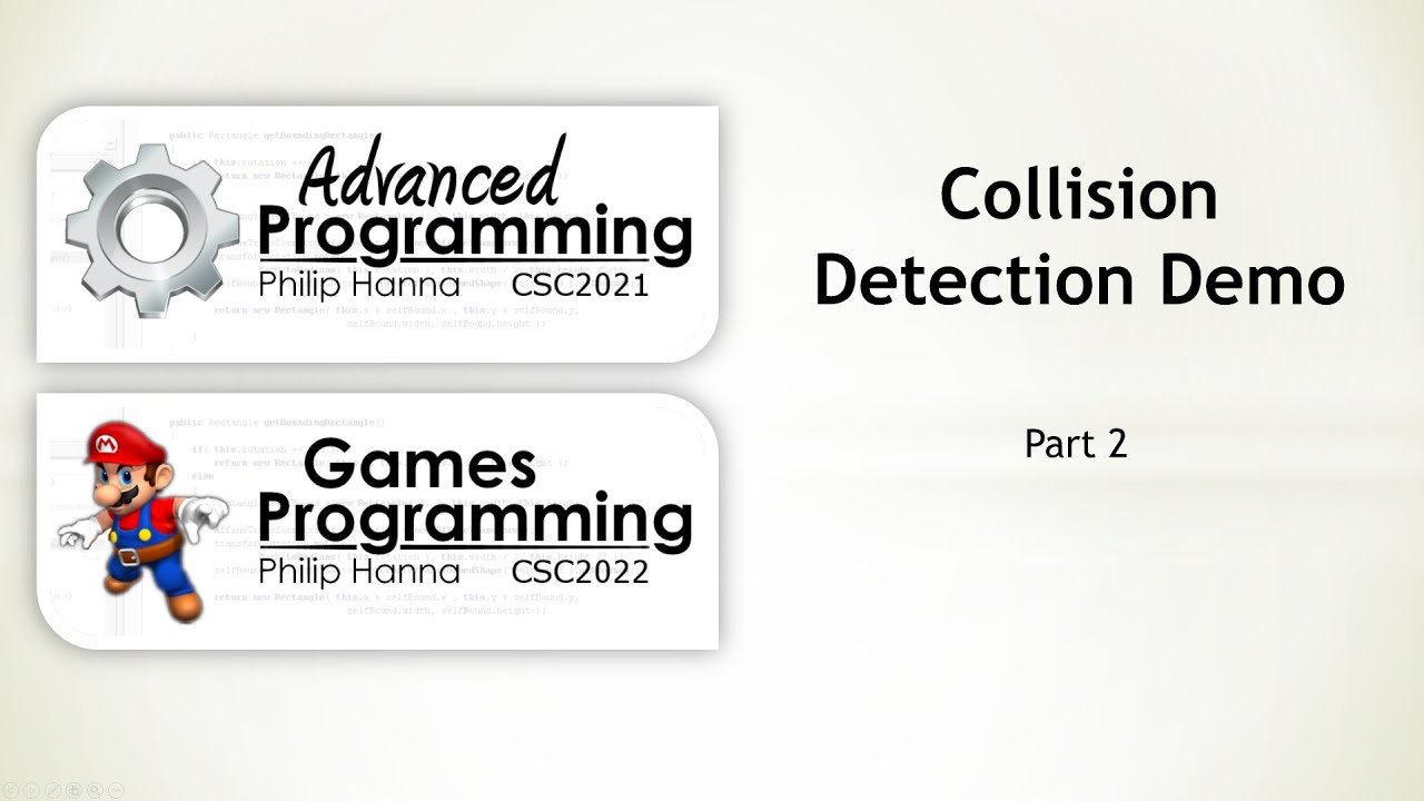Week 10 - Android Games Programming (CSC2021) - Collision Detection ...