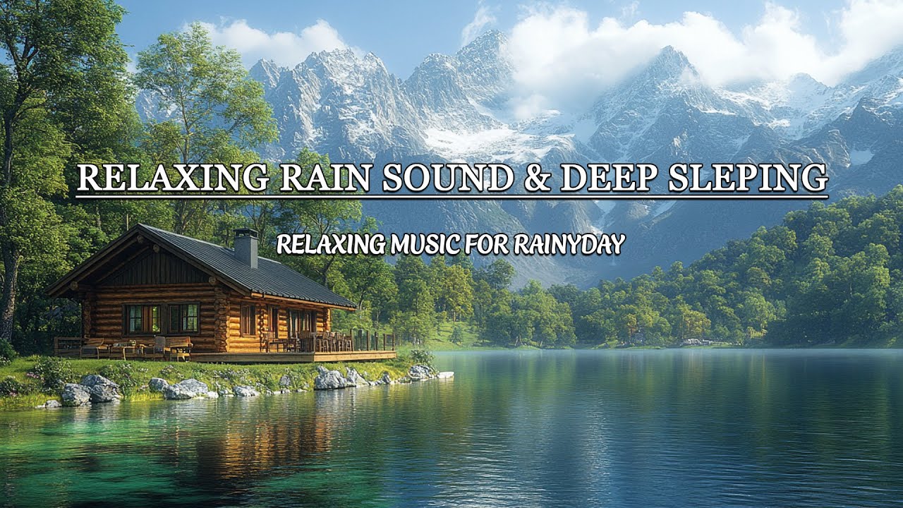 Relaxing sleep music + Rain sound, Reduce stress, Deep sleep - YouTube