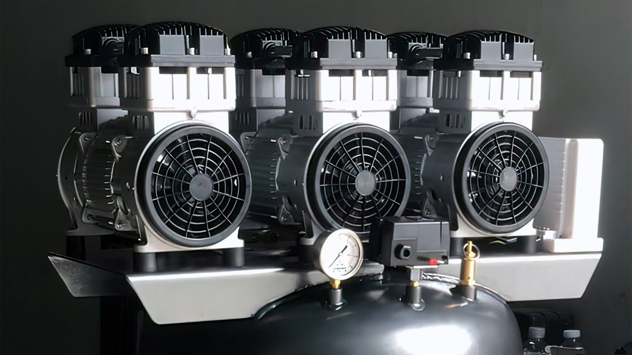 ปั๊มลม Oil Free 6 แรง ใช้เวลาเท่าไหร่? ในการดันลมกลับเข้าถังขนาด 150 ...