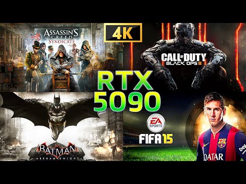 RTX 5090 vs. 2015 Games ~ 10 Games Tested ~ With Ryzen 9950X3D ~ 4K-ULTRA Graphics